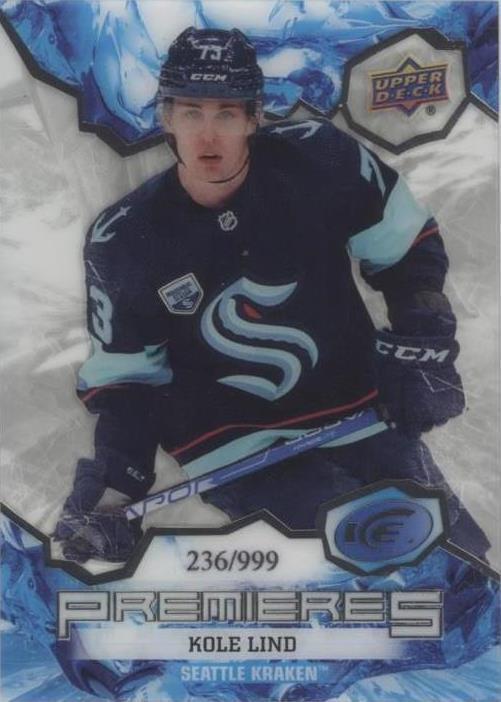 2021-22 Upper Deck Ice - Ice Premieres Kole Lind #191 /999 (RC) for ...