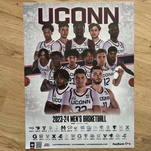 UCONN HUSKIES 2024 NCAA Basketball Champions Poster #4 | eBay