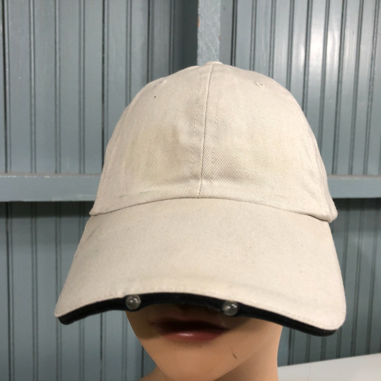 Panther Vision Headlight Ivory Strapback Baseball Cap… - Gem