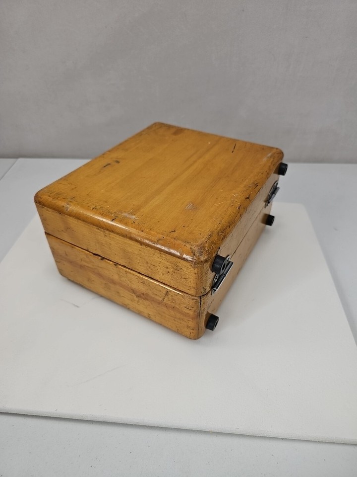 *Rare* Vintage Multimeter For Ohms And Volts In Wooden Box | eBay