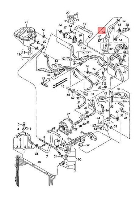 Audi 7L0121065E Genuine OEM Factory Original Pipe ASSY for sale online ...