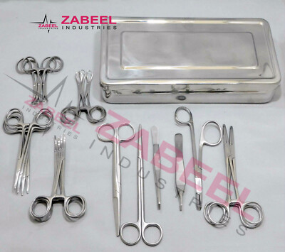 Veterinary General Surgery Kit Stitch Up Kit Surgical Instruments Human ...
