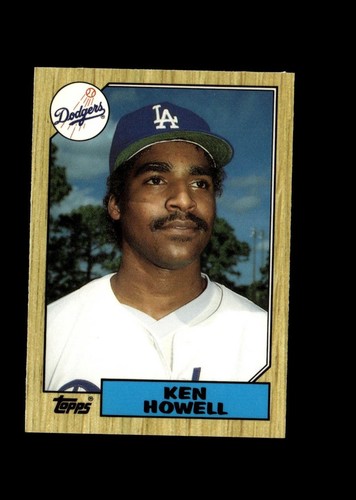 Ken Howell 1987 Topps TIFFANY Baseball Card #477 Los Angeles Dodgers | eBay
