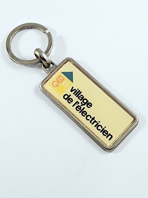 Keychain - Merlin Guerin - Batimat 1985 - Electrician Village, Metal ...