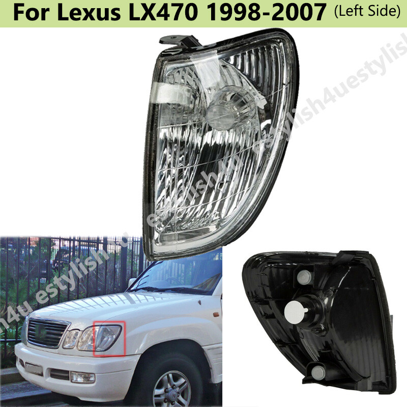 Fits Lexus LX470 1998-2007 Left Side Front Bumper Corner Light Lamp ...