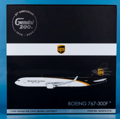 1:200 28CM GeminiJets UPS BOEING 767-300ERF Aeroplane 1:200 28CM GeminiJets UPS BOEING 767-300ERF Aeroplane