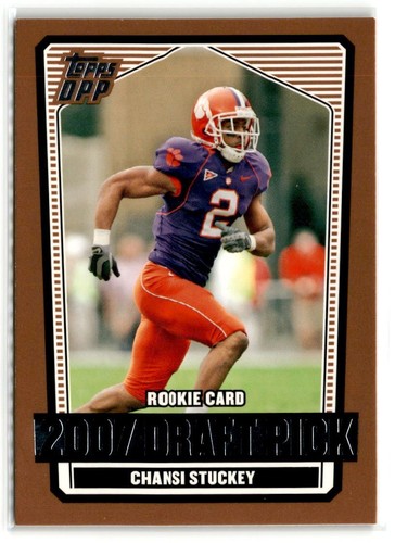 2007 Topps Draft Picks & Prospects #130 Chansi Stuckey Rookie Clemson ...