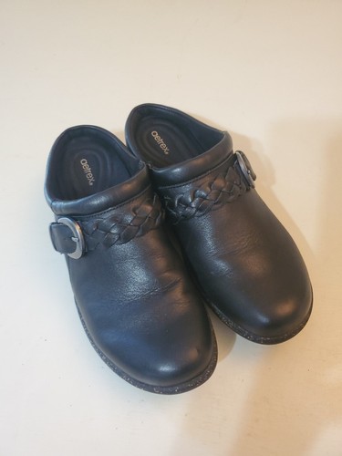 Aetrex Libby Braided Leather Mule Black US Size 7 | eBay