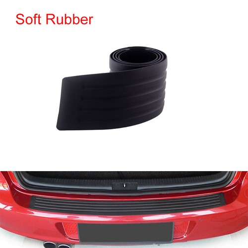 Black Rubber Rear Bumper Sill Plate Protector For Toyota Highlander ...