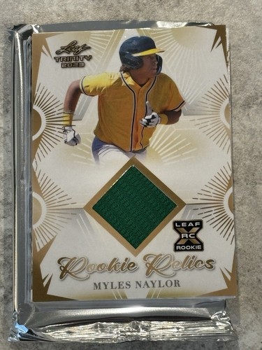 Myles Naylor 2023 Leaf Trinity RR- 38. Oakland Athletics | eBay