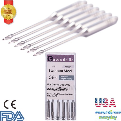Dental Endodontic Root Canal Gates Glidden Drills Peeso Reamers Burs ...