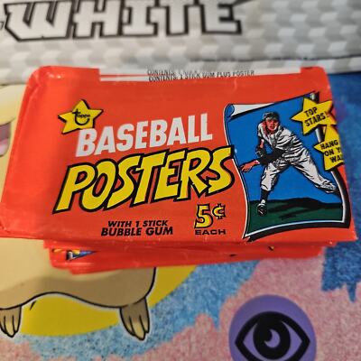 (NO POSTER) 1968 Topps Baseball Posters EMPTY Wrapper ONLY | eBay