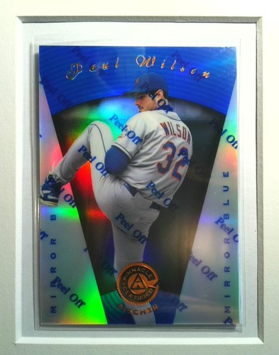 #96 Paul Wilson 1997 Pinnacle Certified Mirror Blue Parallel New York ...