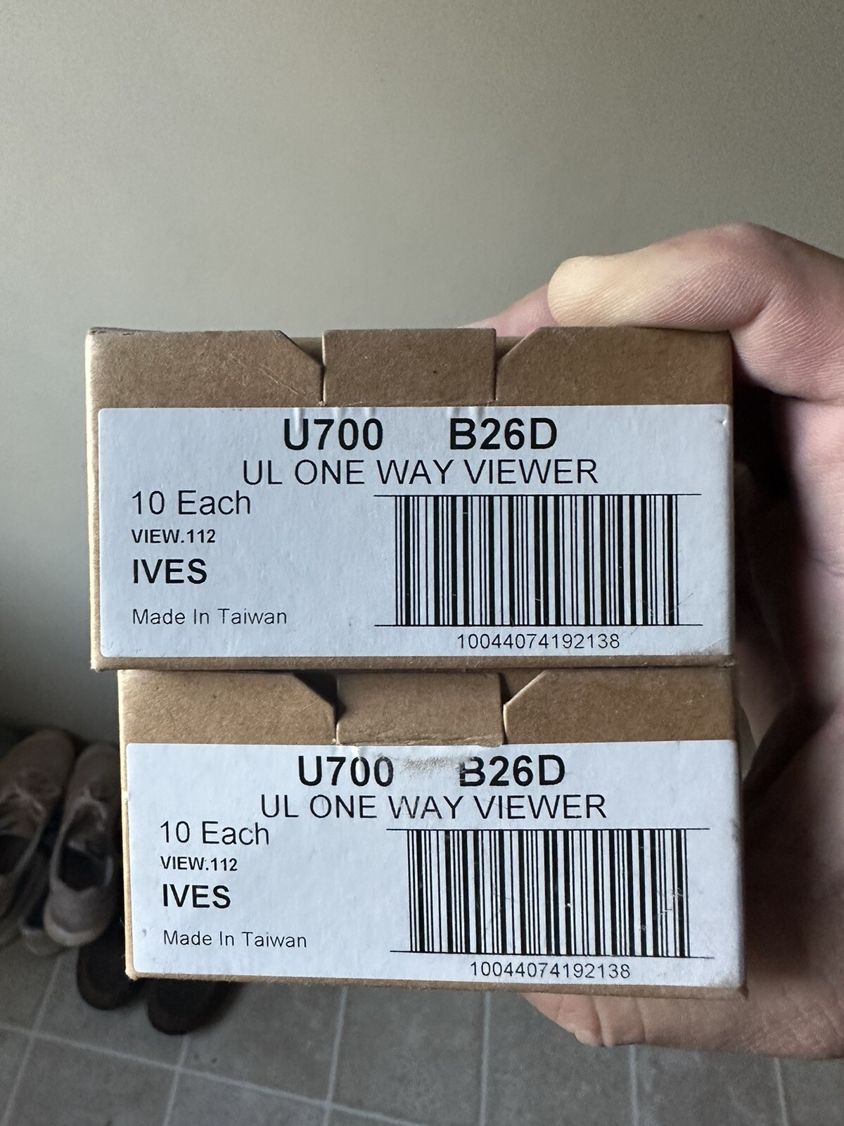 Ives One-Way Wide Angle Viewer Satin Chrome 1-3/8" to 2-1/16" Thick ...