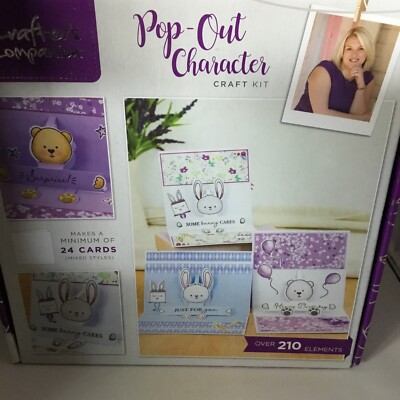 Crafters Companion Subscription Box #37 Pop-out Character Card Craft ...