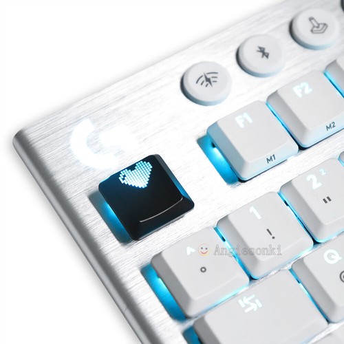 Custom Heart Keycaps for Logitech G813 G815 G913 G915 RGB Keyboard ...