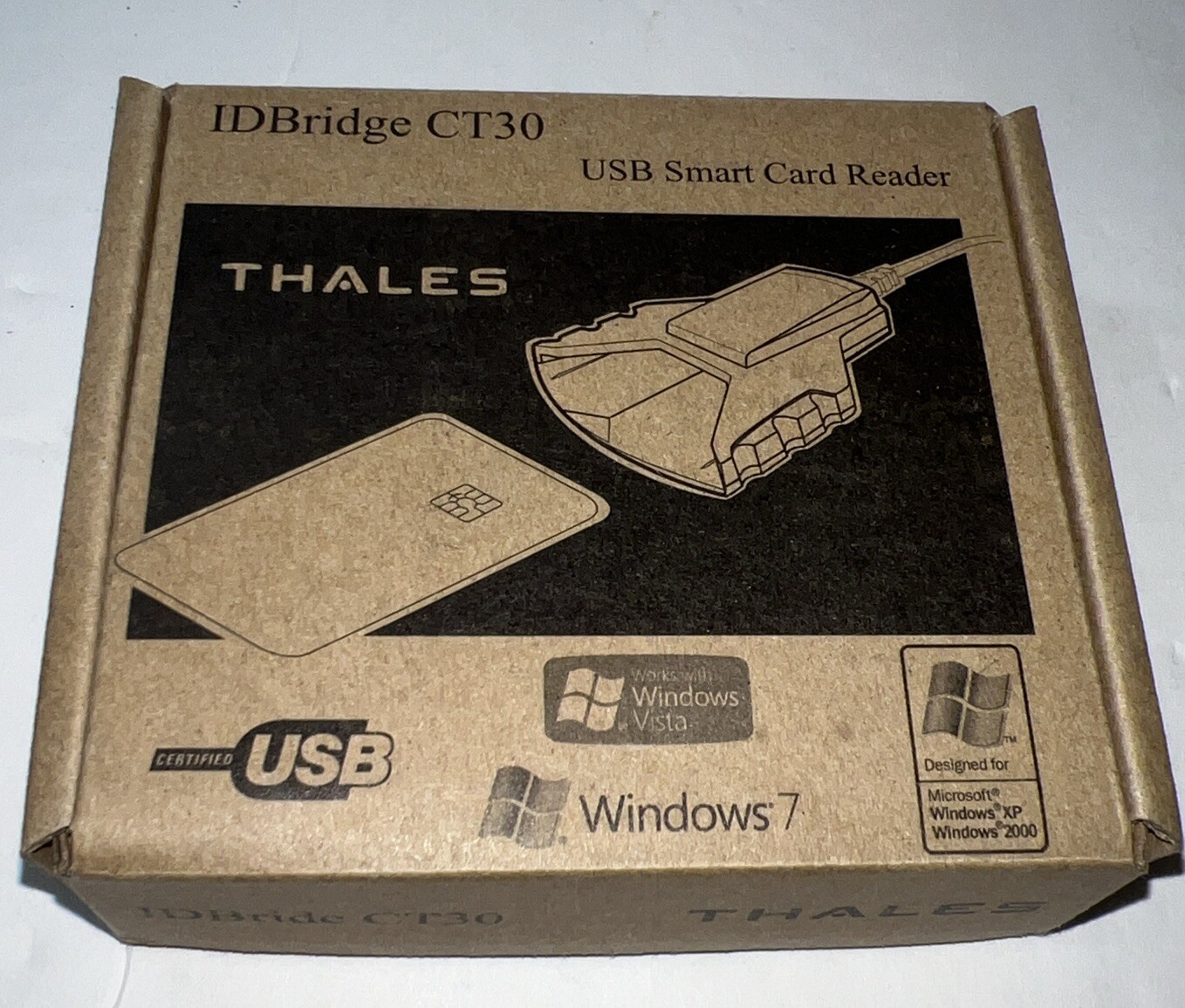 Gemalto PC Usb-tr HWP117685E USB Smart Card Reader IDBridge Ct30 for ...