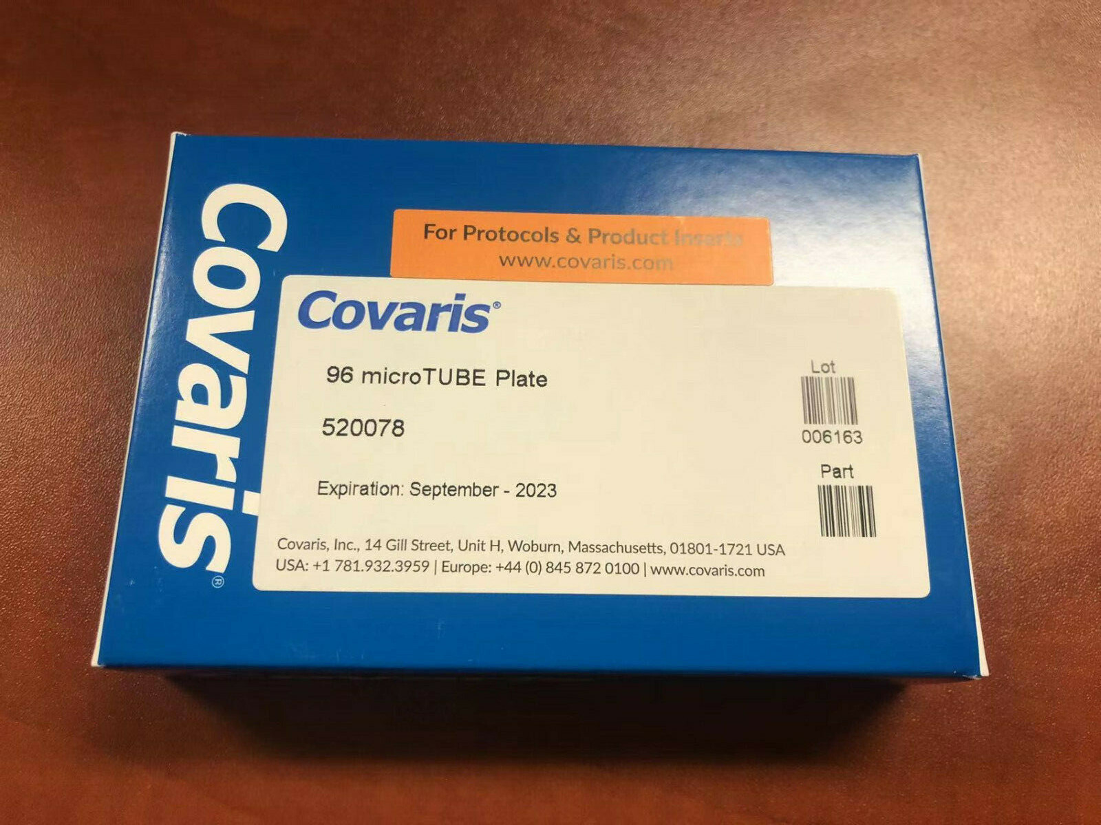 New Covaris 96 microtube plate 520078 Expiratin Sep 2023 | eBay