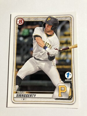 Travis Swaggerty 2020 Bowman 1st Edition Baseball #BFE-146 Pittsburgh ...
