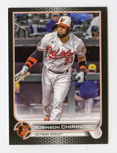 F537 ROBINSON CHIRINOS 2021 TOPPS UPDATE BLACK BORDER 69/71 US215 ...