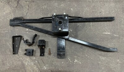 76- 86 Jeep CJ OEM swing away Spare Tire Rack Carrier w/ brackets CJ7 ...