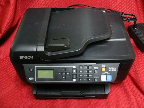 Epson WorkForce WF-2750 All in One Printer Tested Working - Needs Y / C ...