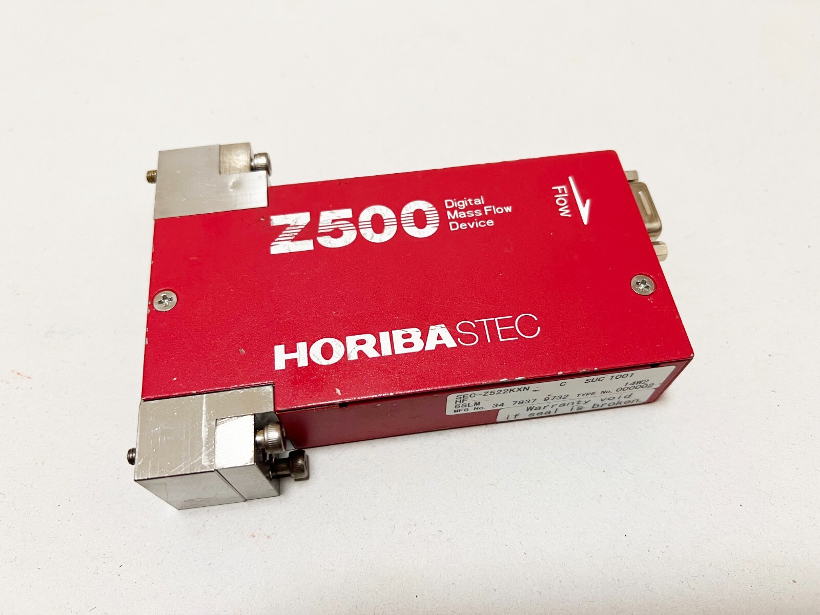 HORIBA STEC Z500 - Z522KXN 5SLM Digital Mass Flow Controller (Best Deal ...