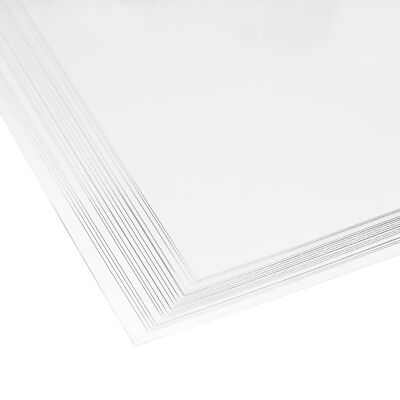 20pcs 0.1mm Thick A4 Size Clear PVC Sheet 297mm x 210mm Flexible Cover ...