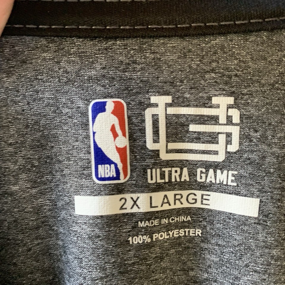 Denver Nuggets Basketball Logo Mens Grey Short Sleeve Tee Shirt Size ...