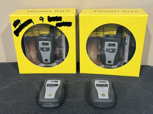 Lot of 4 Motorola i580 Nextel walkie talkie military cell phones PTT ...