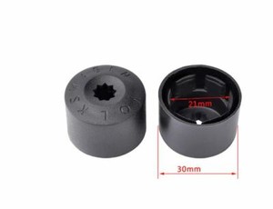 Locking Car Wheel Nut Bolt Covers Cap(s) Alloy VW Passat Golf Polo ...