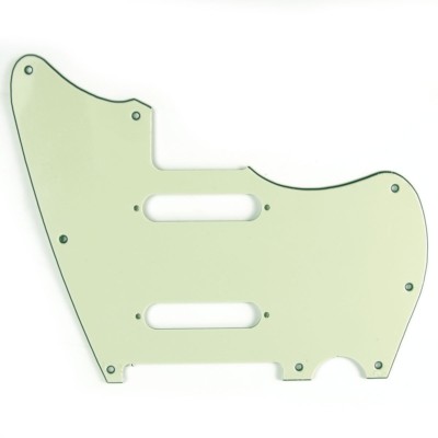 Jazzcaster / telemaster Hybrid Style Guitar Pickguard ,2 pickup holes ...