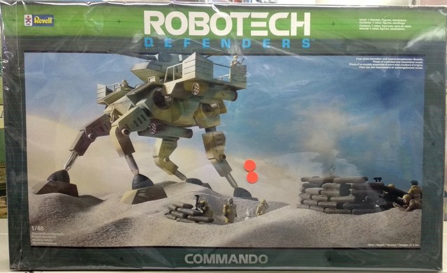 Robotech Defenders Vintage Revell Model Kits Commando Scale 1/48 1984 ...