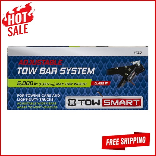 Adjustable Tow Bar 5,000 Lb Max Weight Fold Corrosion Resistant Small ...