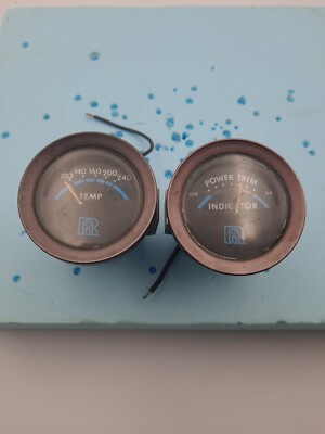 Medallion Instruments Boat Water TEMP And TRIM Gauge Set Used And ...