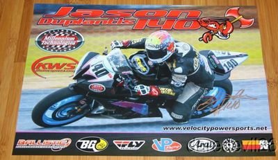 2014 Jason Duplantis signed KWS Motorsports Yamaha YZF-R6 Supersport ...