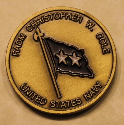 Rear Admiral Christopher W. Cole Navy Challenge Coin | eBay