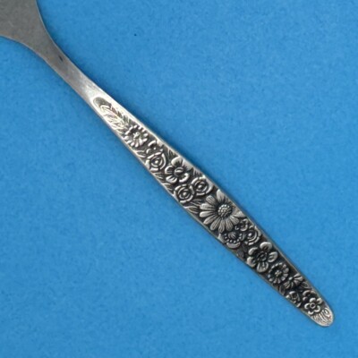 INTERPUR JARDINERA STAINLESS FLATWARE BLACK ACCENT FLORAL KOREA ...