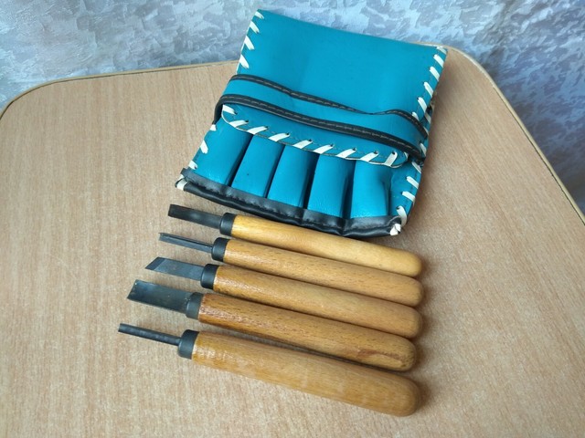 RARE Vintage Soviet Russia INSTRUMENTS SET Tools CARVING HAND CHISEL ...