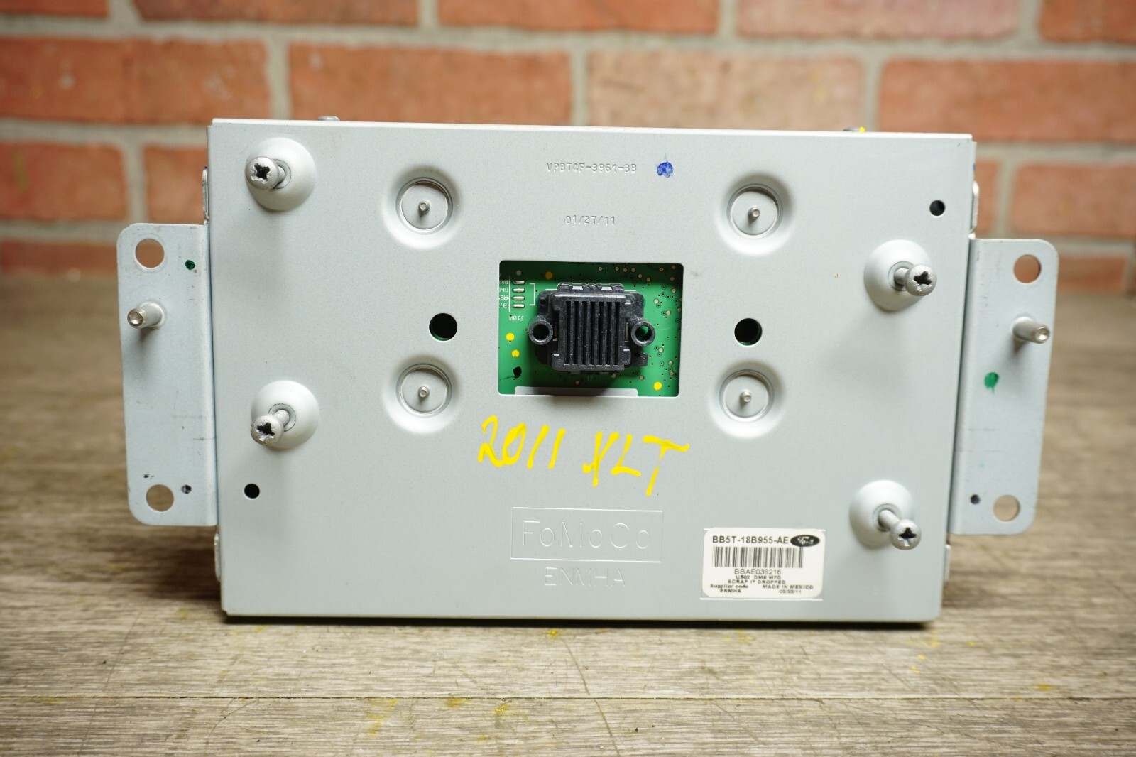 2011 FORD EXPLORER XLT SUV CENTER DASH INFORMATION DISPLAY SCREEN ...