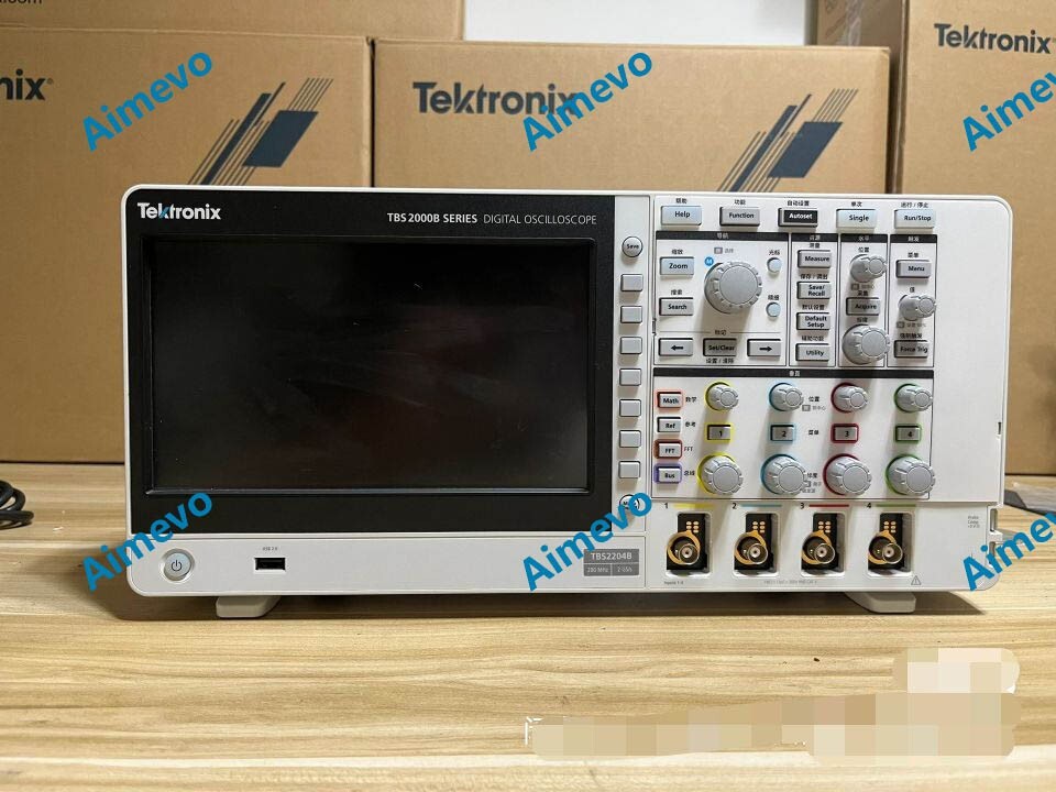 Tektronix TBS2204B 200 MHz, 4-Ch, 2 GS/s Digital Oscilloscope, 5 M new ...