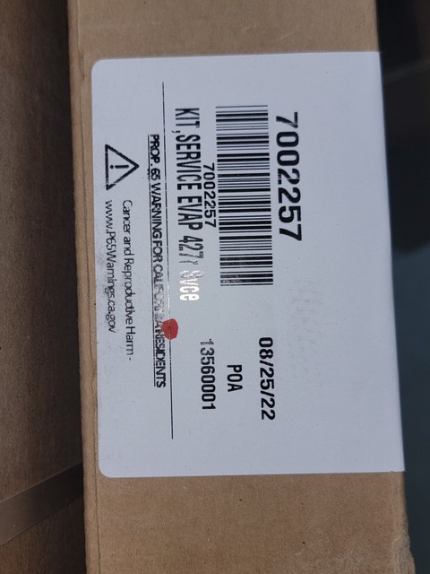 Sub-Zero OEM 7002257 Service Evaporator 427r SVCE Kit for sale online ...