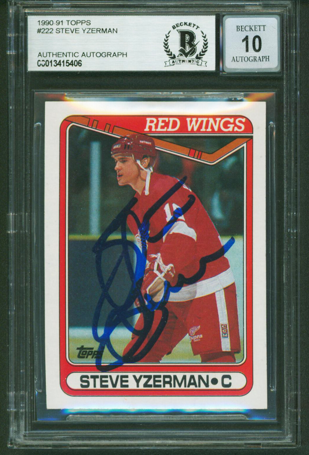 Steve Yzerman | Autographed Hockey Memorabilia & NHL Merchandise