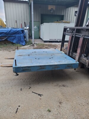 6' x 6' Portable Solid Steel Base Plate - Approx 8000 lbs - Portable ...