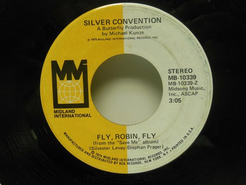 SILVER CONVENTION: Fly, Robin Fly / Tiger Baby. 45 RPM, VG+ | eBay
