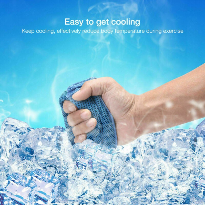 4 x Cooling Towel Cooling Towel Cooling Towel Sports Towel Cooling ...