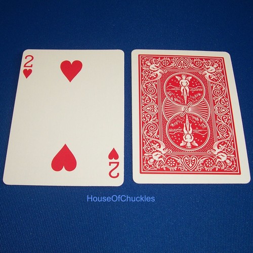 2H 1-Way Forcing Deck, Force Two of Hearts, Bicycle Playing Card Magic ...