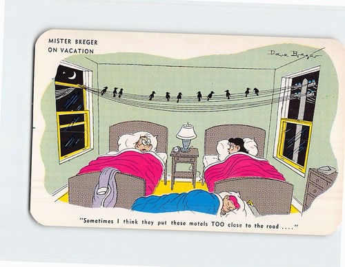 Postcard Motel Location Joke/Humor Comic Art Print | eBay