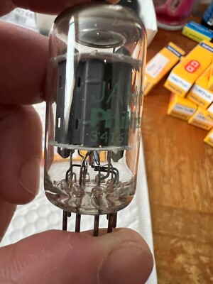 NOS JAN Philips 12ax7wa Military Vacuum Tube TV-7 Tested #18 | eBay