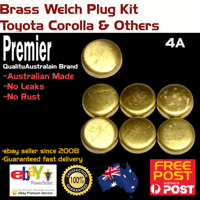 Brass Welch Plug Kit Brass Expansion Welsh Plugs Fits Toyota 4A | eBay
